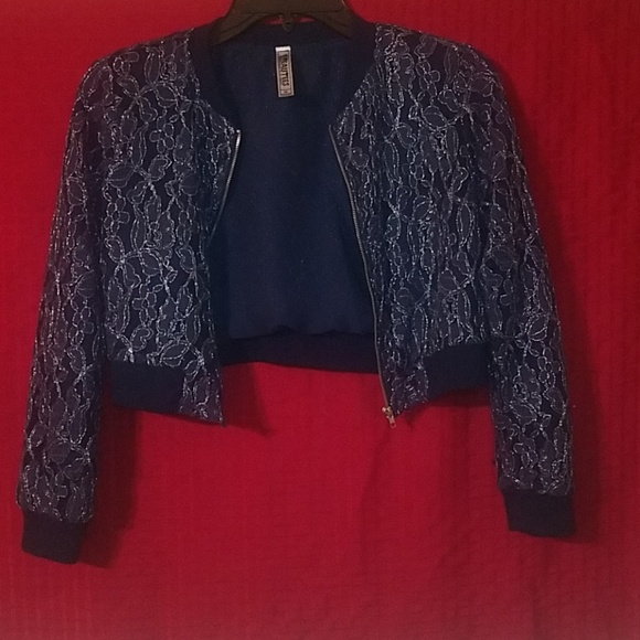 Beautees | Dresses | Beautees Floral Velvet Dress With Crop Top Jacket ...